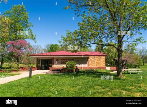 The Visitor Center At Hopewell Culture National Historical Park In Ohio
