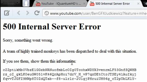 the internal service error 500 is getting on my nerves