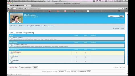 java ee programming intro for itu class youtube