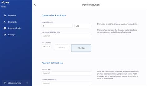 how to generate a bitcoin payment button hands on