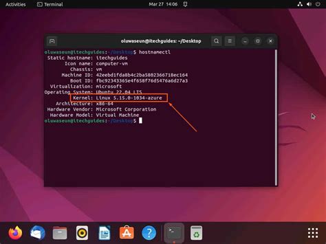 how to check kernel version in linux