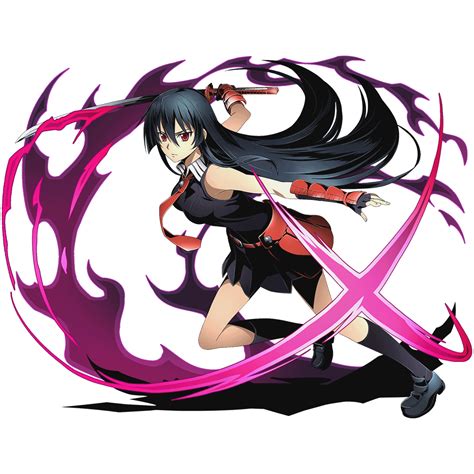 Safebooru 1girl Akame Akame Ga Kill Black Gloves Black Hair Black
