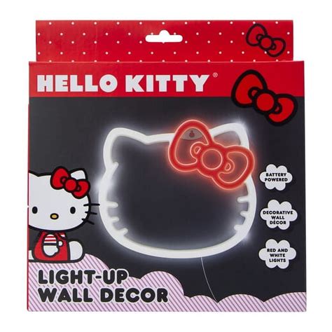 Hello Kitty Led Light Up Wall Decor For Bedroom And Playroom
