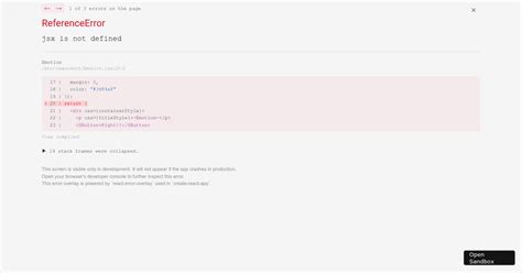 react codesandbox