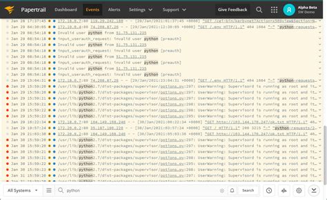 papertrail python logging super powers papertrail