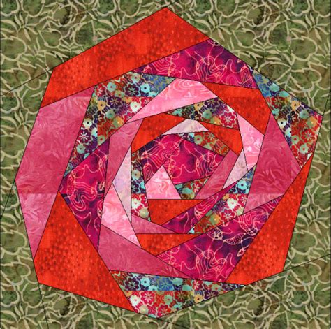 Wild Rose Yvonnes In 2020 Paper Piecing Quilts Paper Piecing