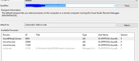 remote debugging mvc 6 application symbols not loaded