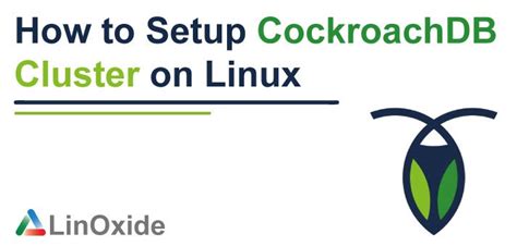 how to setup cockroachdb cluster on linux