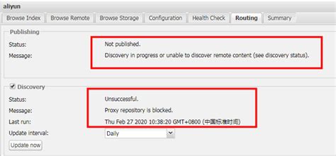nexus 搭建私服 配置代理仓库不起效 配置报错 问答 阿里云开发者社区 阿里云