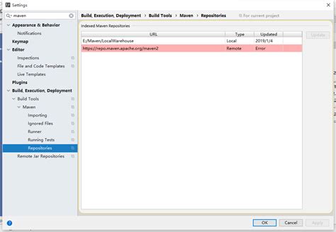 java idea always shows unable to import maven project