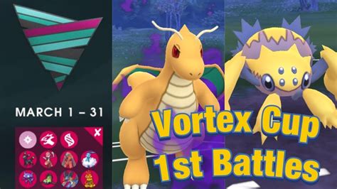 First Battles Vortex Cup Pokemon Go Pvp Silph Arena March Cup Youtube