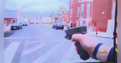 Baltimore Police Officer Stopping Knife Attacker Caught On Bodycam