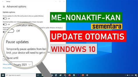Cara Menonaktifkan Sementara Update Otomatis Windows 10 Tips And