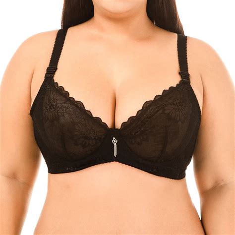 French Style Light Weight Women Lace Bra Breathable Back Closure