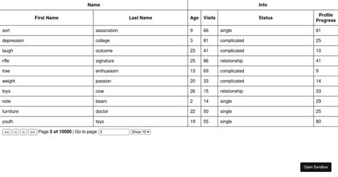 tannerlinsley react table full width table codesandbox
