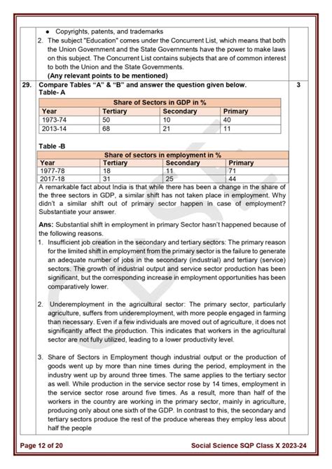 Practice Makes Perfect Cbse Class 10 Social Science Sample Paper 2023