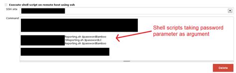[jenkins 24913] ssh plugin displays password parameter values