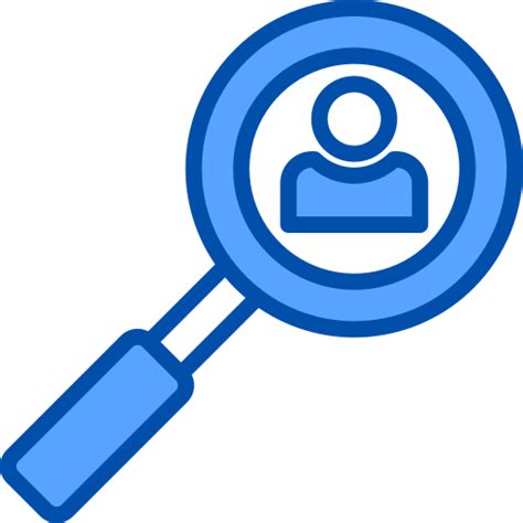 Magnifying Glass Generic Blue Icon