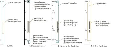 styling igscroll ignite ui™ help