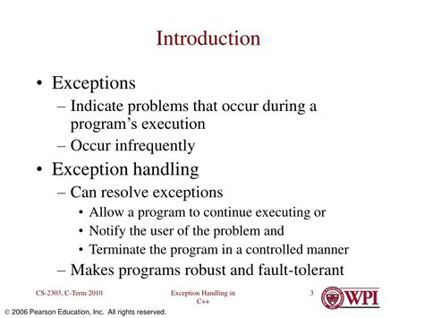 ppt exception handling in c powerpoint presentation