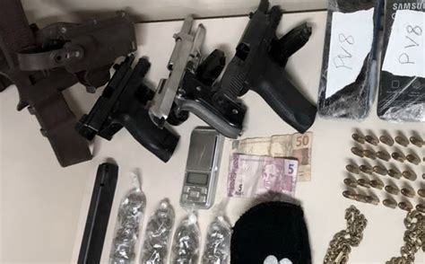 Pm Apreende Três Pistolas E Drogas Na Operação Folia Em Paz Acorda