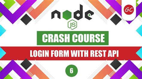 node js crash course tutorial 6 node js rest api login tutorial
