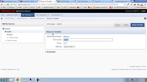 use post method in oracle apex restful web service youtube