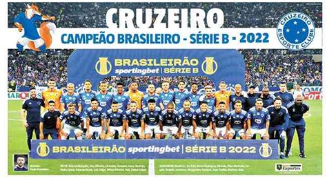 Baixe O Pôster Do Cruzeiro Campeão Da Série B Superesportes