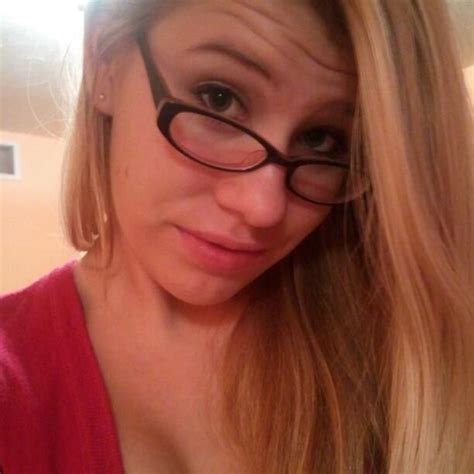 Blonde With Nerdy Glasses