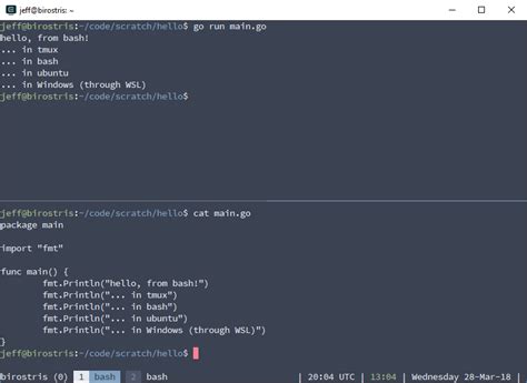 how i use tmux