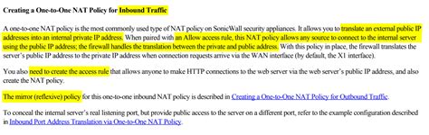 voip 1 1 nat op een sonicwall met een dmz de vraag