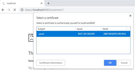 securing rest apis with client certificates