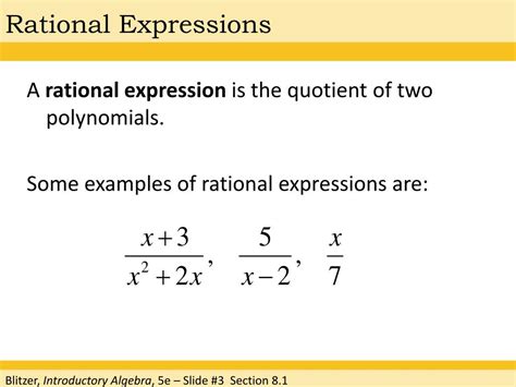 Ppt Chapter 8 Rational Expressions Powerpoint Presentation Free