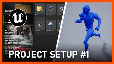 unreal engine 5 how to create a third person game 01 project setup