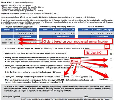 How To Do Stuff Simple Way To Fill Out Nc4 Ez