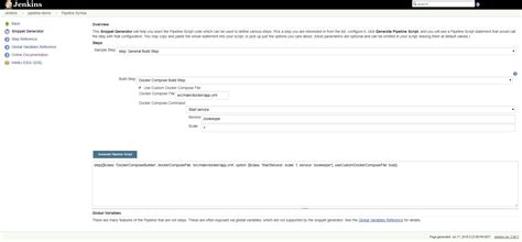 docker compose build step jenkins plugin