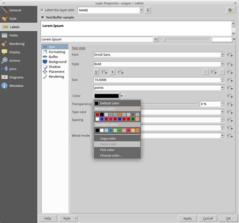 feature request 12693 option to have the label color automatically