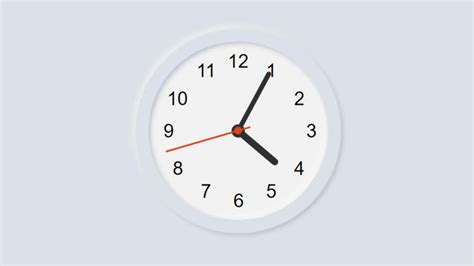 working analog clock using html css and javascript