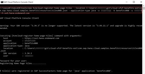 how to deploy java based successfactors extension apps to sap cloud