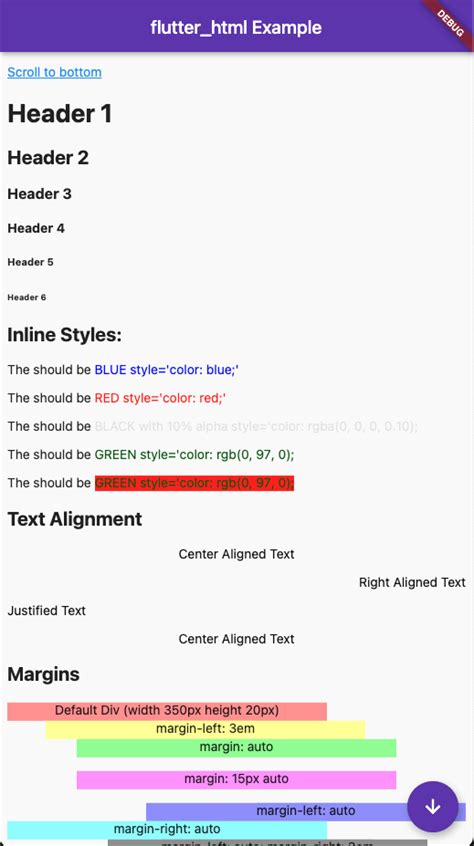 a flutter widget for rendering static html as flutter widgets will