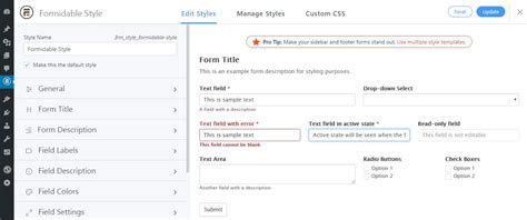 formidable forms a complete guide