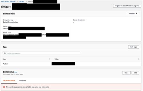 aws secrets manager aws secretsmanager secret key value pair example