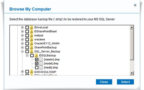 restore servers and databases using idrive express™
