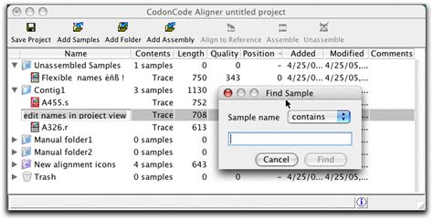 new features in codoncode aligner 1 4 improved mutation detection