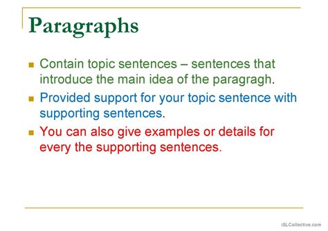 Cat Sample Paragraph English Esl Powerpoints