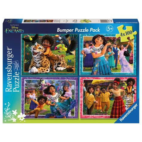 Ravensburger Disney Encanto 4 X 100 Piece Jigsaw Puzzle Bumper Pack