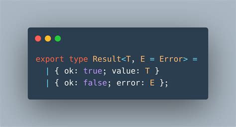 using results in typescript — imhoff blog