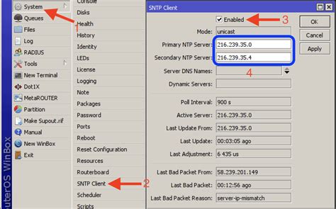 Mikrotik Konfigurasi Ntp Client Still Learning