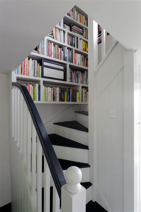 staircase bookcase the best place to store books founterior