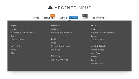building advanced magento 2 navigation menus fast and